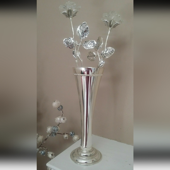 Godinger | Accents | Godinger Forever Roses Silver Bud Vase | Poshmark